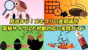 ゴキブリの全貌を暴露！見た目・産卵タイミング・孵化期間から効果的な駆除方法まで徹底解説 - 害虫駆除・対策のプロ業者｜害虫獣SOS